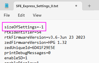 Configure with Settings File - SparkFun RTK Product Manual